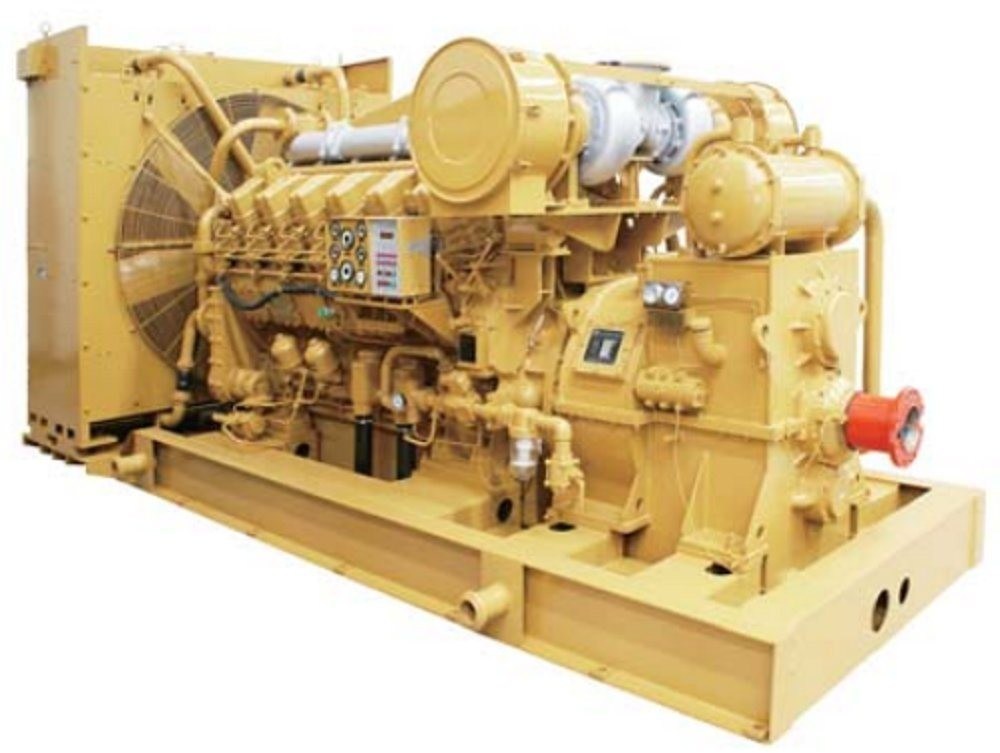50/60 Hz Frequency Jinan Gas Turbine Generator with 750kw Power and Low ...